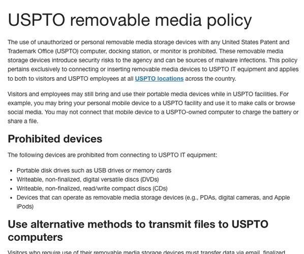 PS-4 - Removable Media