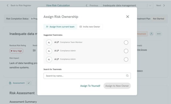 Risk Owners
