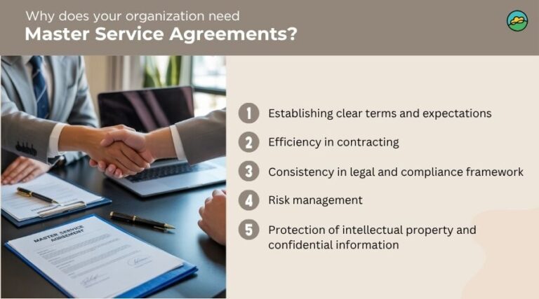 Why are Master Service Agreements (MSA) required for security ...