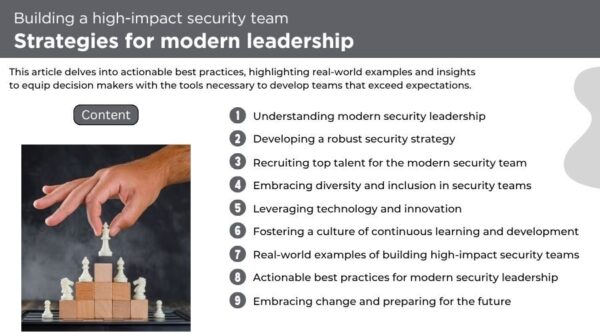 Security leadership: proven strategies for success in 2025